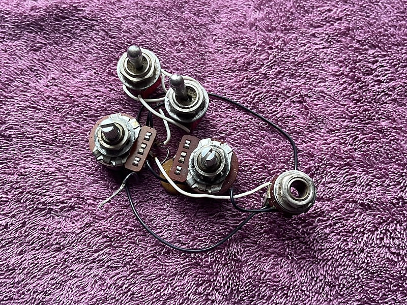1979 1980 Fender Lead I II guitar switches pots harness set | Reverb