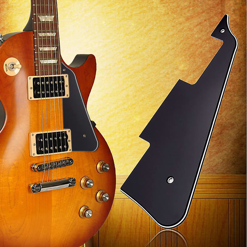 NEW Black 3-Ply Pickguard for Les Paul Standard Studio Custom | Reverb