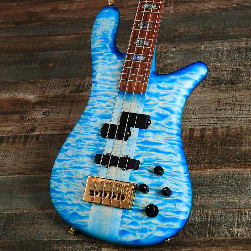 Rare! Spector USA NS 2 Faded Bahama Blue Matte (S/N:1159) | Reverb