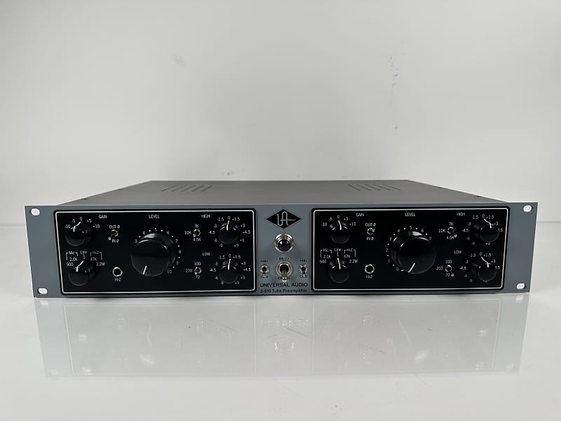 Universal Audio 2-610 Dual Channel Mic Tube Preamplifier | Reverb