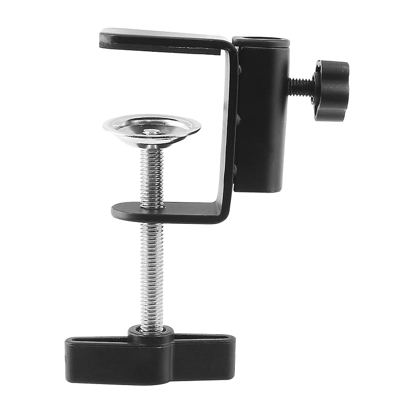 C-Clamp Base Stand Mounting Accessory, Metal Black Table | Reverb