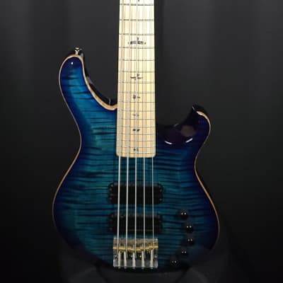 PRS Grainger 5-String Bass Guitar 10-Top Cobalt Blue #086 | Reverb