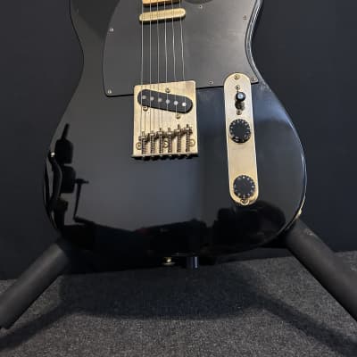 Samick Artist Series Telecaster Black And Gold Electric | Reverb
