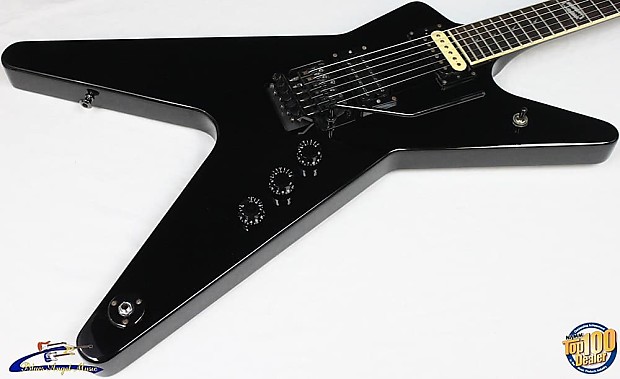 2008 Dean Dime Shadow ML Electric Guitar w/ OHSC, Black, | Reverb