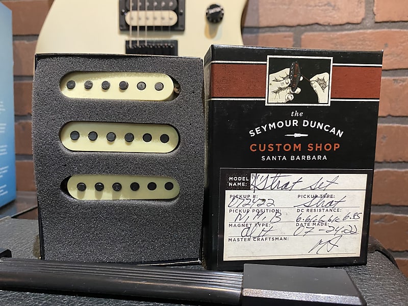 seymour duncan Seymour Duncan custom shop strat set cream | Reverb