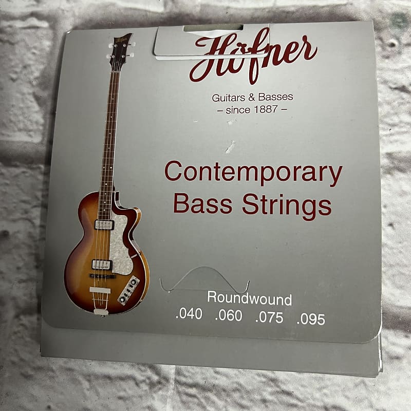 Hofner Contemporary Round Wound Bass Strings 40-95 | Reverb