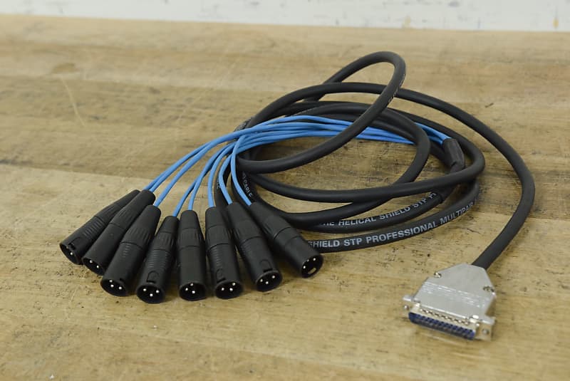 Elite Core 8-Channel Male XLR to DB25 Cable - 10' (church | Reverb