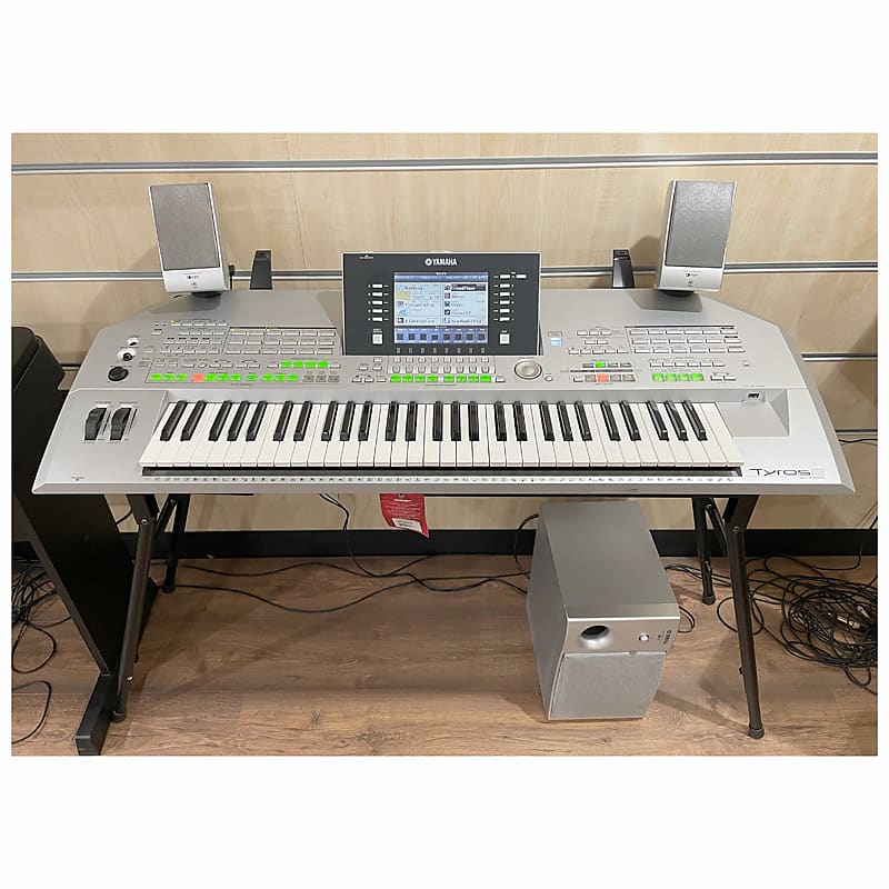 Yamaha Tyros 2 Arranger Keyboard with TRS-MS02 Speakers | Reverb