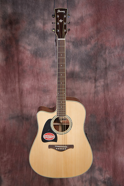 Ibanez aw300-LECE-NT 2013 Natural Left Handed PRICE DROP | Reverb
