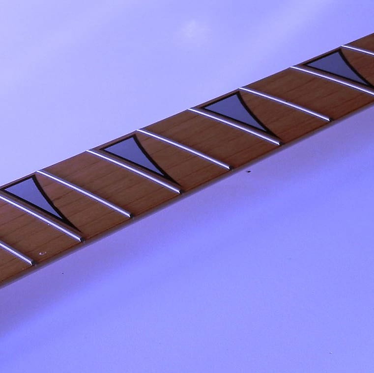 Stickers Inlays Shark-Fin Deluxe Silver Fret Markers | Reverb UK