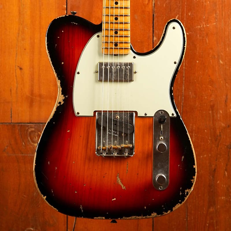 Fender Custom Shop Telecaster 1966 Reissue - 3-Color Sunburst | Reverb