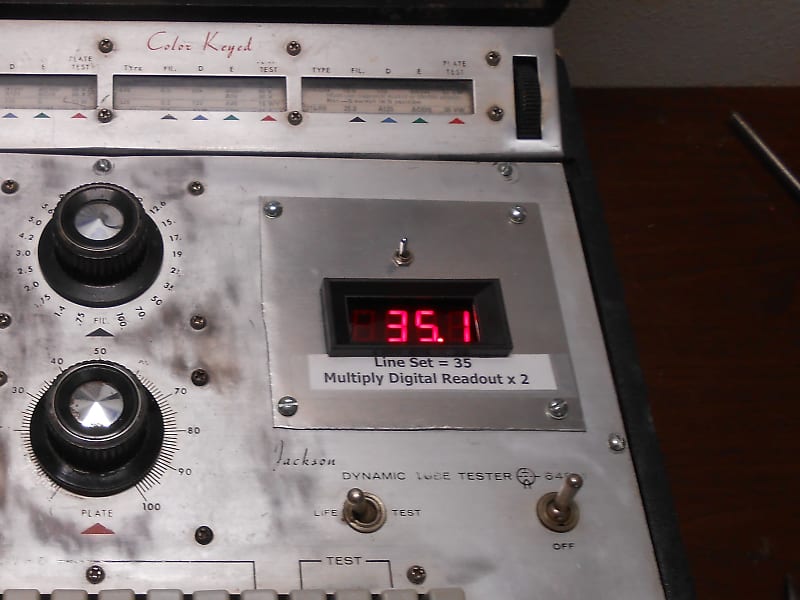 Jackson 648-1 tube tester - works very well - tests | Reverb