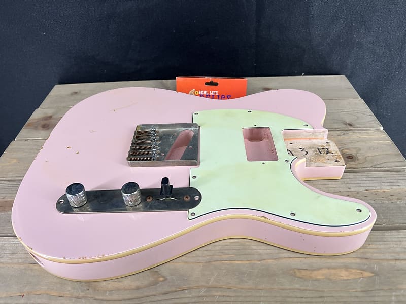 Real Life Relics Tele® Body Double Bound Aged Shell Pink | Reverb