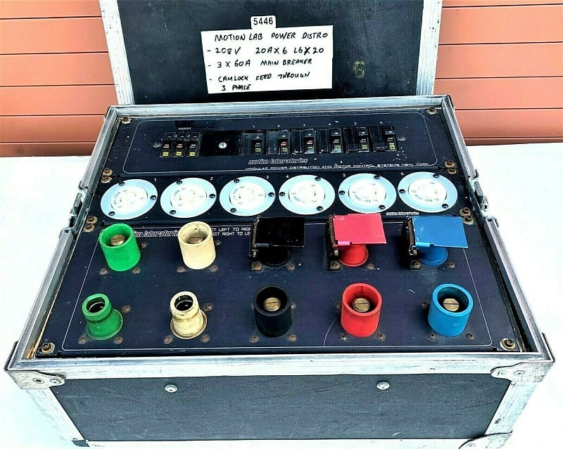 MOTION LAB POWER DISTRO 208V 20A X 6 L6X20 3 X 60A W/CAMLOCK | Reverb