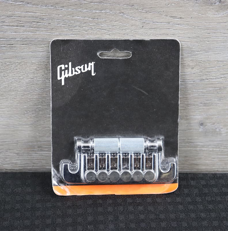 Gibson PTTP-030 Tailpiece Fine Tuning Bridge - Chrome | Reverb