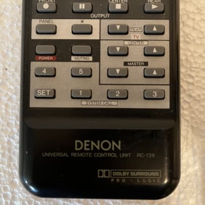 Denon Universal Remote Control Unit RC-139 Dolby Surround | Reverb