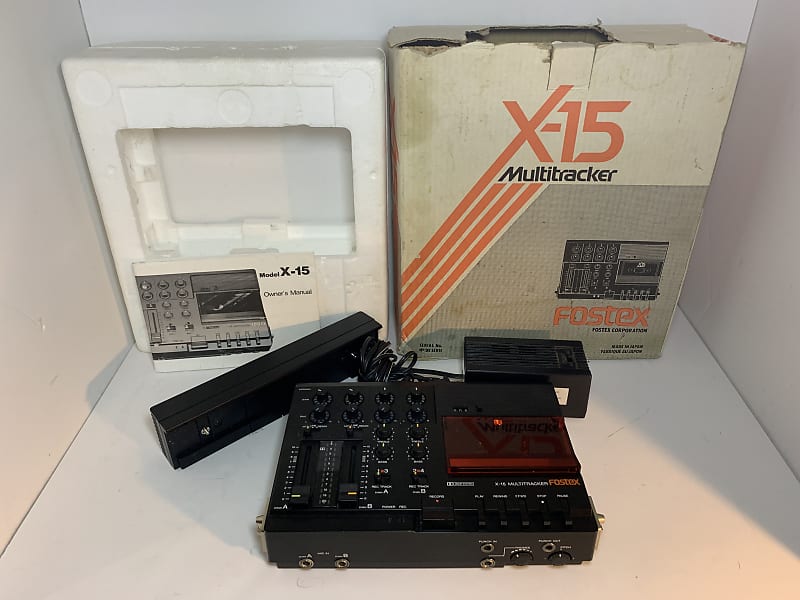 Fostex X-15 Multitracker with box, power supply, | Reverb Canada