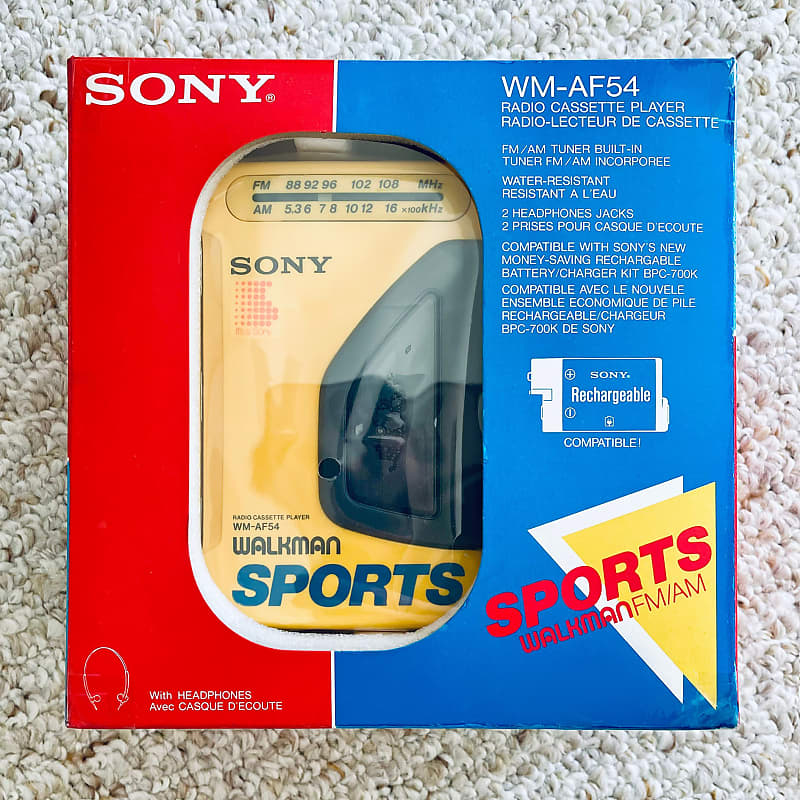 [Super Rare] Sony WM-AF54 Walkman Cassette Player, | Reverb