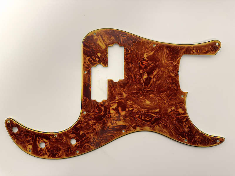 RebelRelic Precision Bass Celluloid Top Tortoise Pickguard - | Reverb