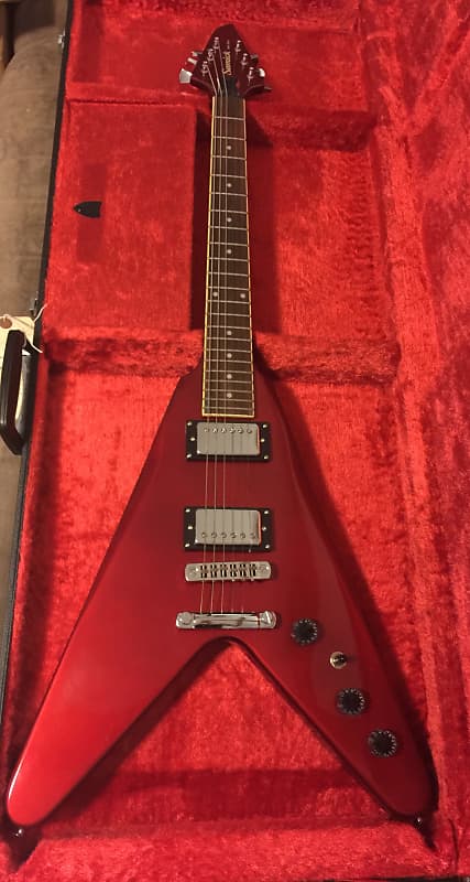 Like NEW , Samick Fv-450 MR 1997 Cherry Red artist series | Reverb