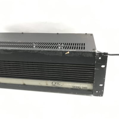 QSC 1400 400W Professional Stereo Power Amplifier | Reverb