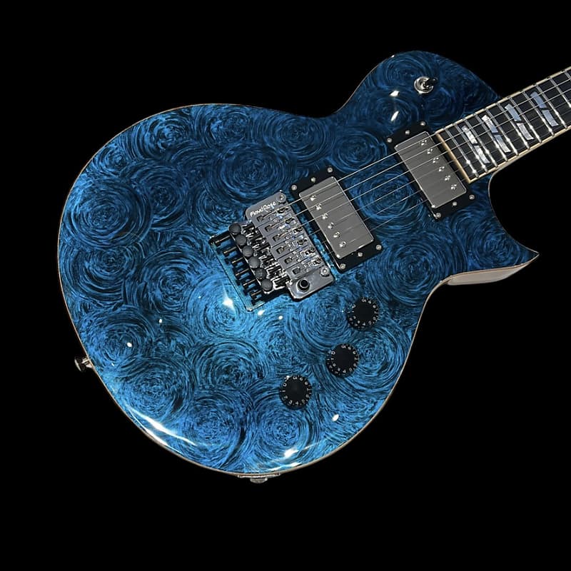 ESP USA Eclipse Floyd Rose | Teal Marble | Reverb
