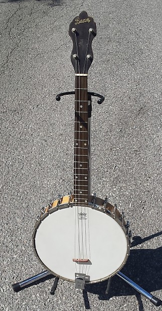 1920's Bacon Peerless Tenor Banjo With ELTON Metal Resonator | Reverb