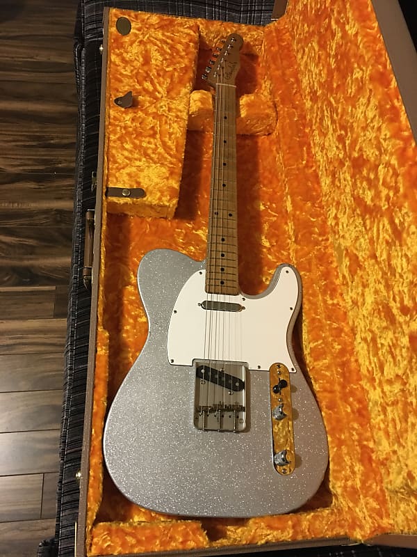 Custom Guitar Mill/Glendale Telecaster 2021 - Silver pearl | Reverb
