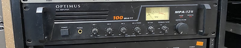 Optimus MPA-125 100 Watt PA Amplifier | Reverb