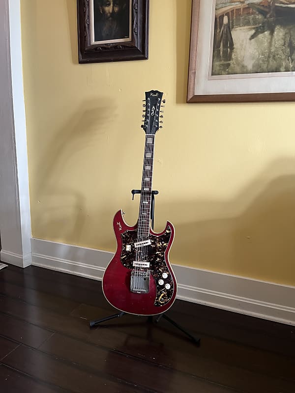 Kent 745 12 String 1968 - Red | Reverb