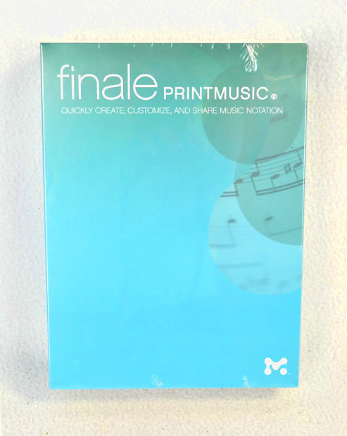 FINALE Print Music 2014 Edition by MakeMusic to Create, | Reverb