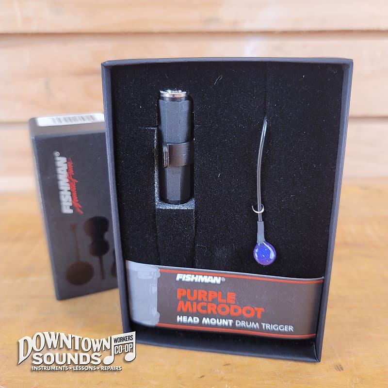 Fishman Purple Microdot Head Mount Drum Trigger | Reverb