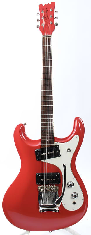 1990s Mosrite The Ventures MK1 lipstick red | Reverb