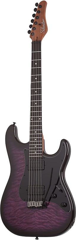 Schecter Traditional Pro Transparent Purple Burst | Reverb