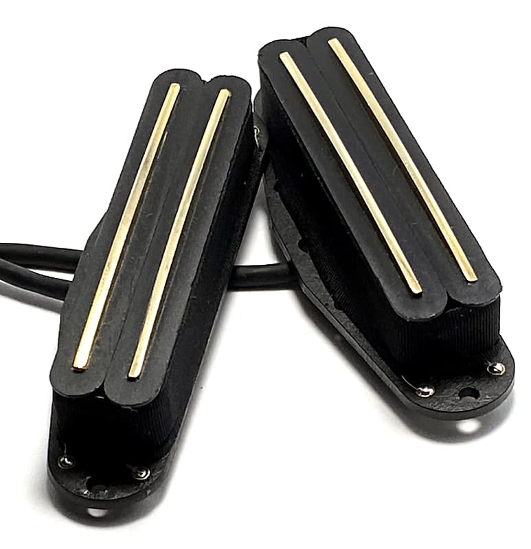 Dragonfire Duo Rail Set of 2 Strat Sized Humbucker Pickups ~ | Reverb