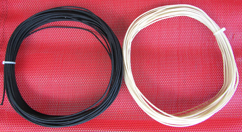 4 Ft. Gavitt Black & White Vintage Style Cloth Insulated 22g | Reverb