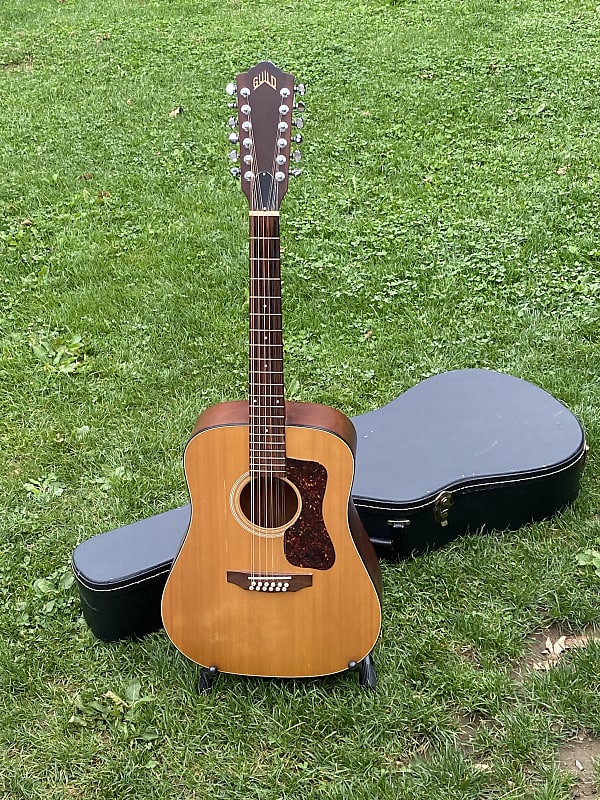 Guild D4-12-NT Made in USA electro-acoustic 1990 Naturel | Reverb UK