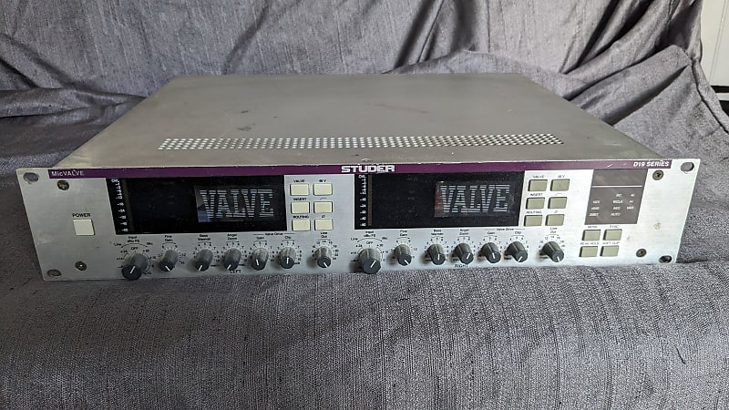 Studer D19 dual Valve Pream mi-2000 - Silver | Reverb