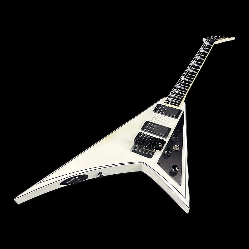 Used 1997 Jackson USA RR-1 Rhoads V Pinstripe w/case TSU16290 | Reverb