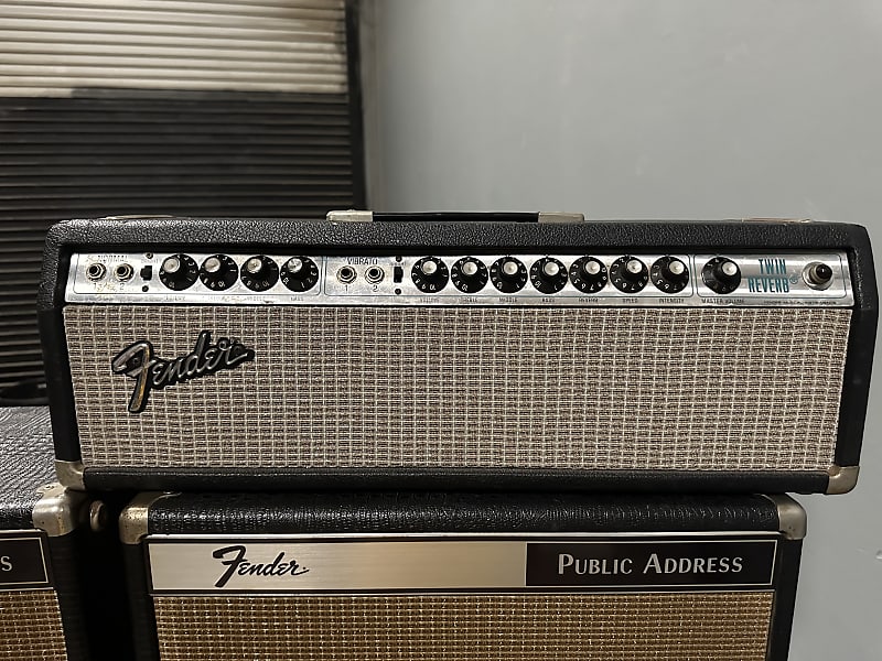 Fender Twin Reverb Head Early 70s - Silverface | Reverb