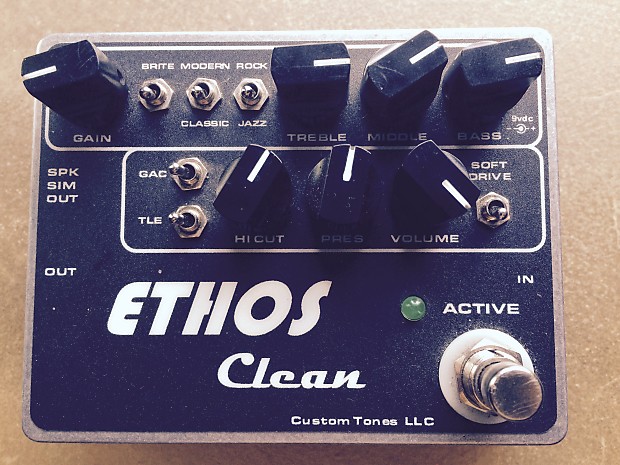 custom tones ethos clean w/extras | Reverb