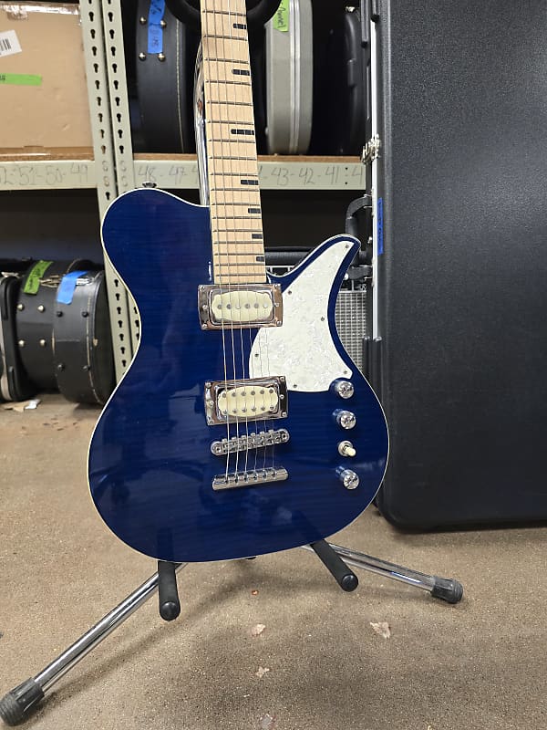 First Act Sheena Transparent Blue Flamed Maple | Reverb