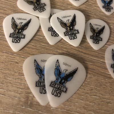 Clayton USA Picks (17 mixed picks total) New Old Stock | Reverb