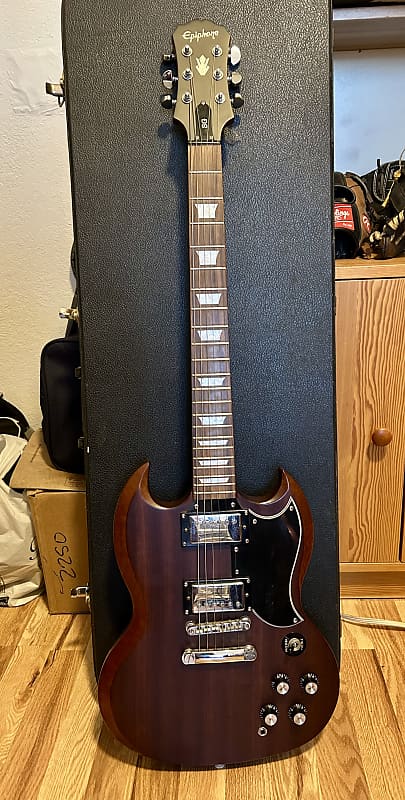 Epiphone SG 400 2008 - Satin Brown | Reverb