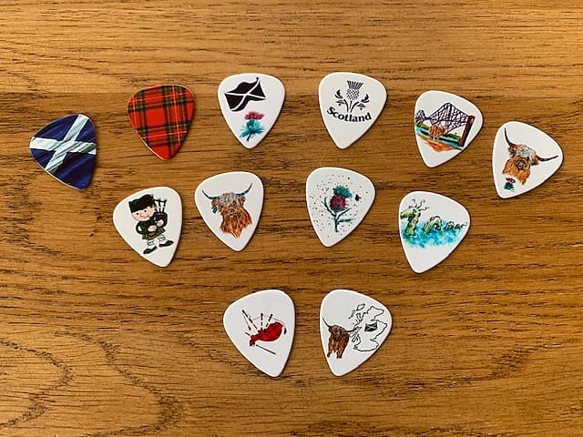Clinkscale Scotish Style Plectrums 2025 varies | Reverb