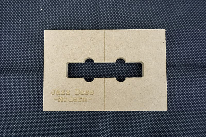 Fender Jazz Bass (modern) Pickup Bass Template ~ CNC MDF ~ | Reverb