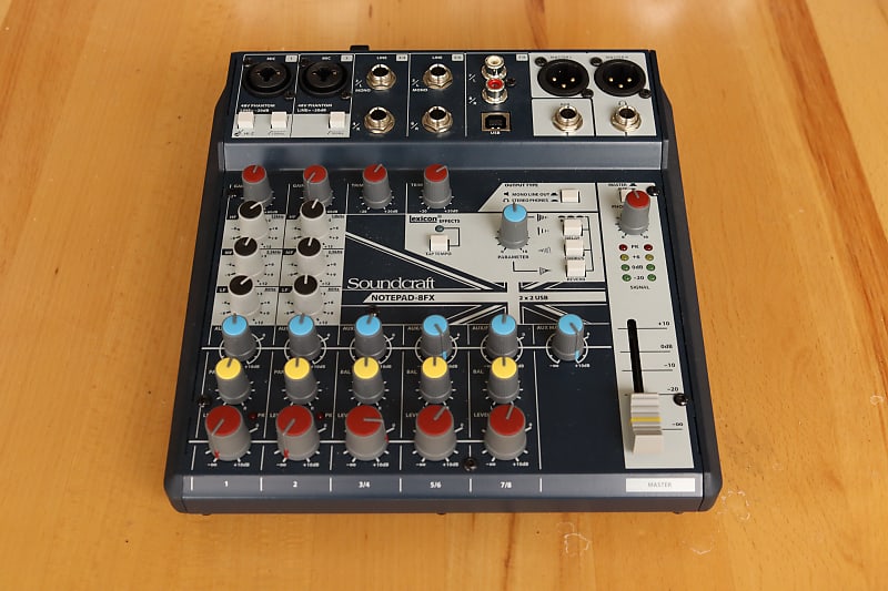 HARMAN PRO Soundcraft Notepad-8FX Small-Format Analog Mixing | Reverb