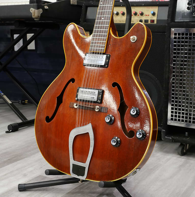 Guild Starfire XII 1966 12 String Electric Guitar Natural | Reverb