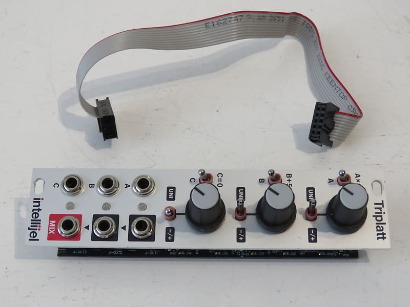 Intellijel Triplatt Triple Attenuator EuroRack Synth Module | Reverb