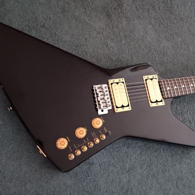 Vintage 80's Cort Effector Explorer Guitar w/ Original Case | Reverb